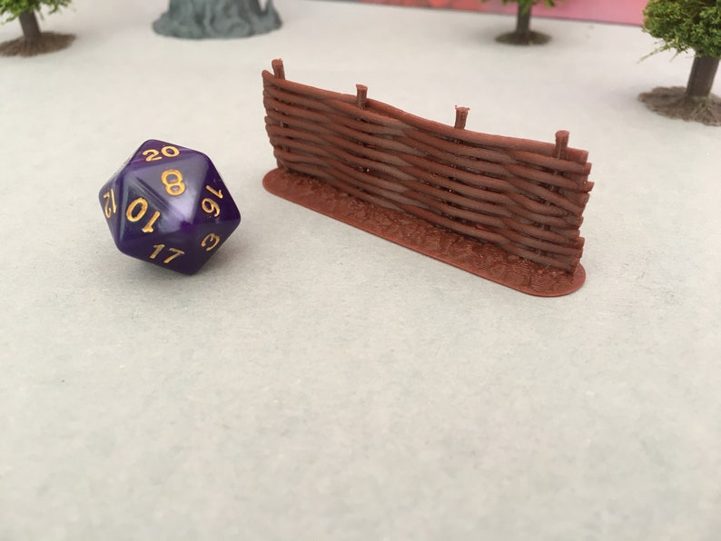 Roadside Prop Set | 28mm (D&D) | Fence, Signpost, Lightpost, and Notice ...
