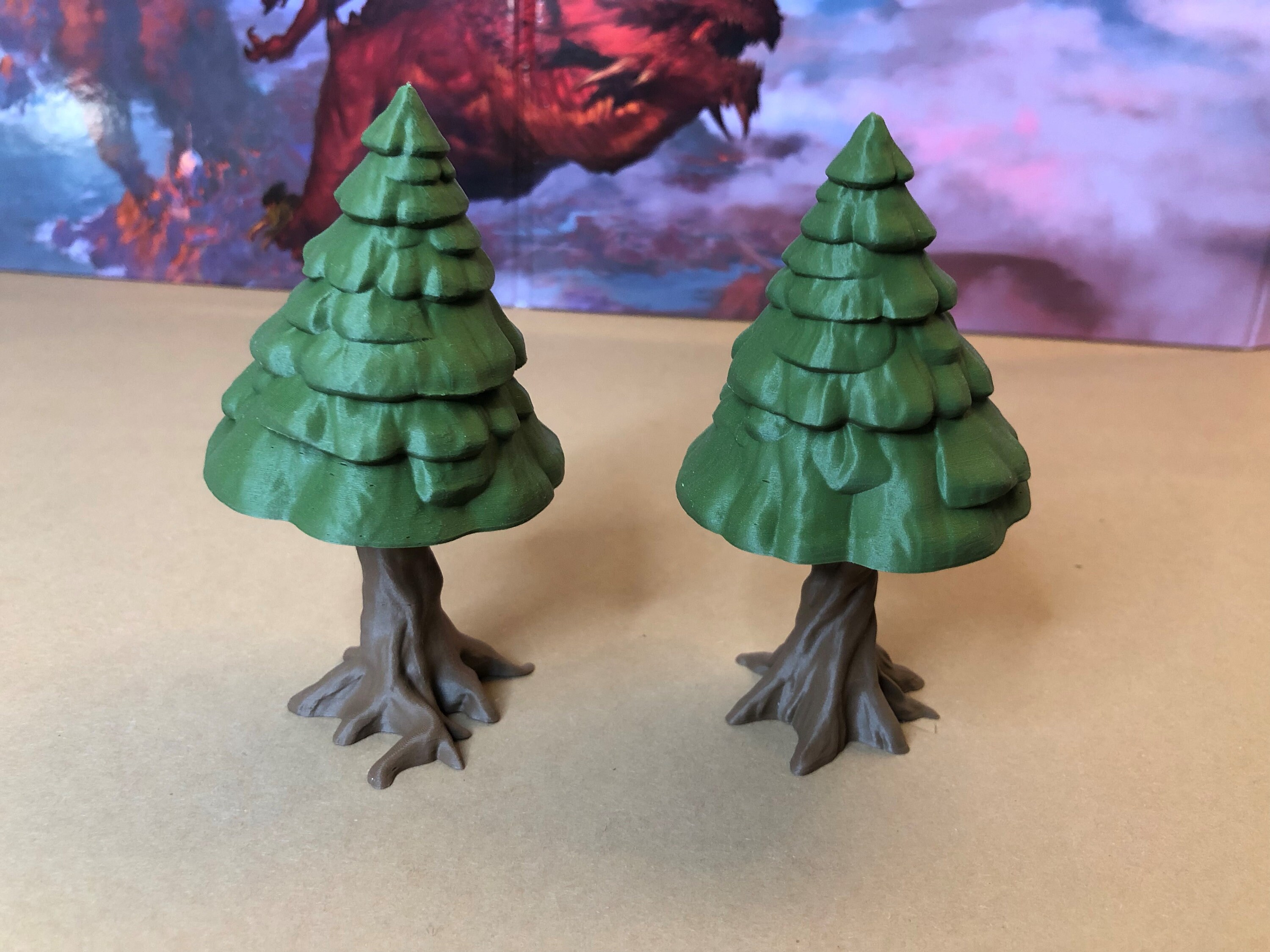 Modular Trees 28mm D&D Trees Trunks and Bush Terrain - Etsy