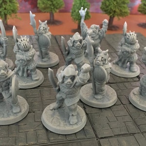 Pig Faced Orcs | 28mm (D&D) Enemy Army Miniatures | Tabletop RPG - Etsy