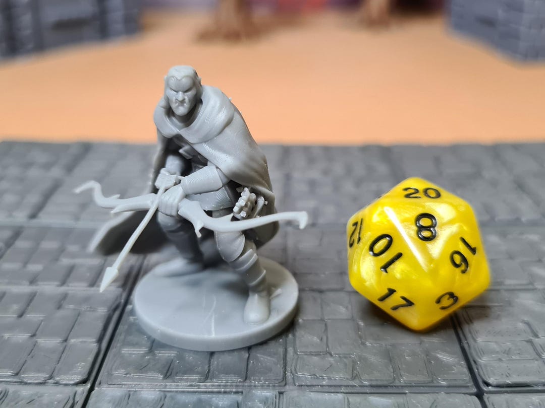 Half-orc Ranger| 28mm (D&D) Male Half-orc Miniature | Tabletop RPG - Etsy