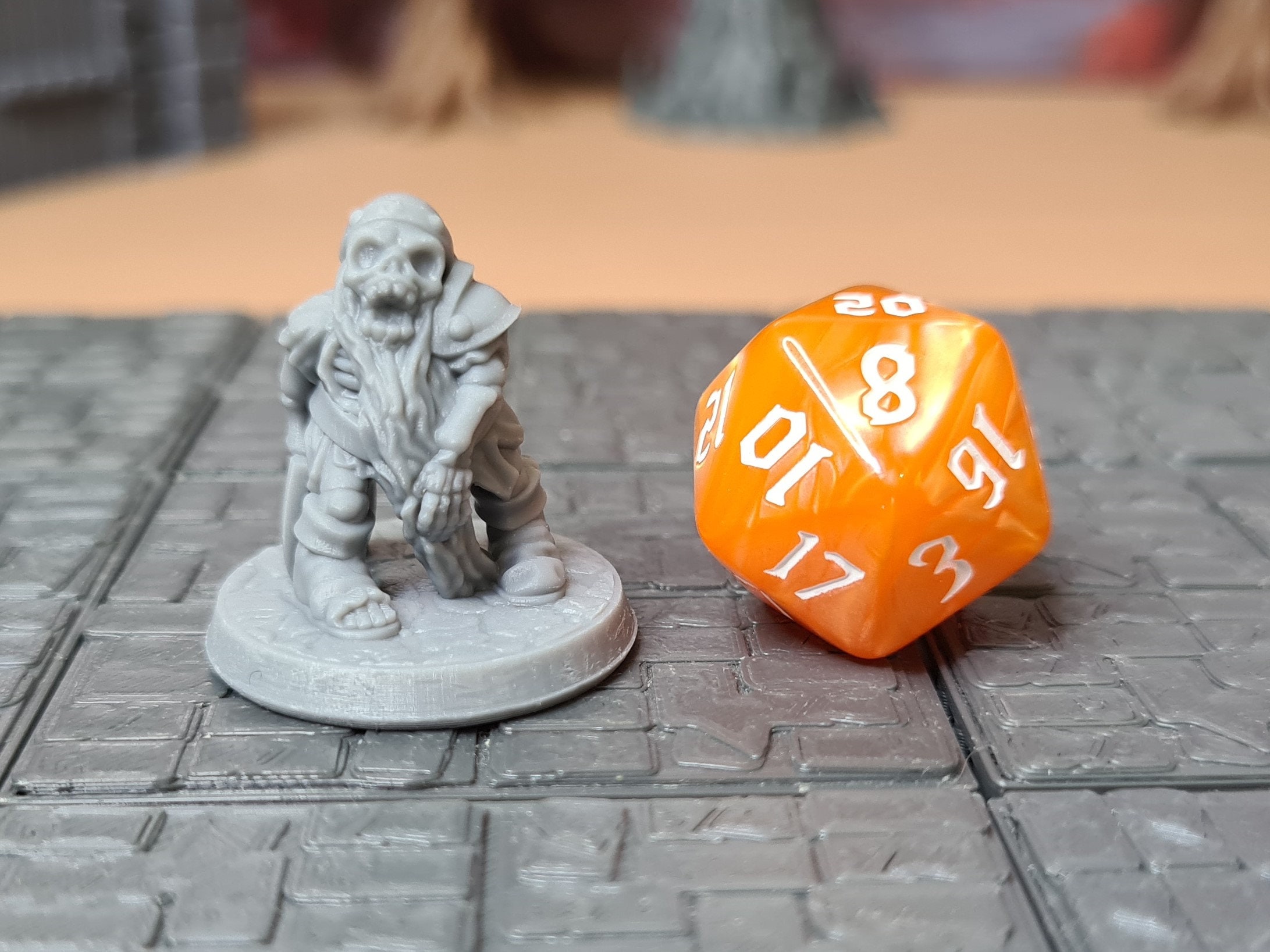 Skeleton Dwarfs and Orcs | 28mm (D&D) Tabletop | Undead Monster ...