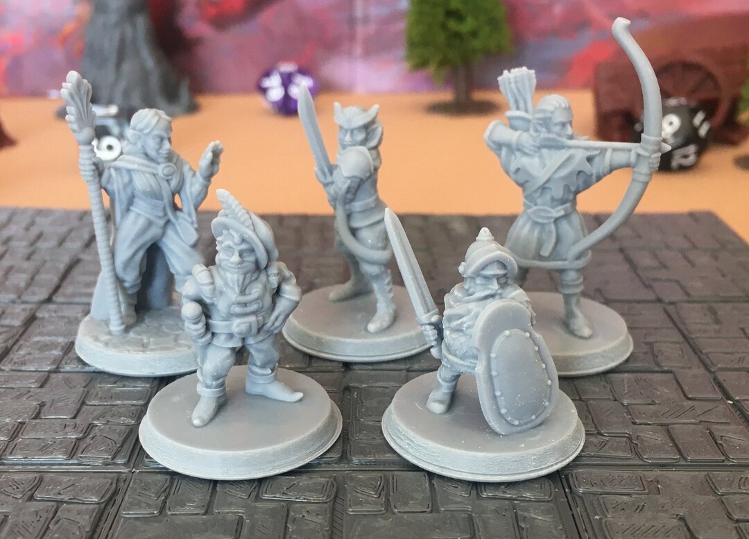 Adventuring Party 4 | 28mm (D&D) Miniatures | Hero Group | Tabletop RPG ...