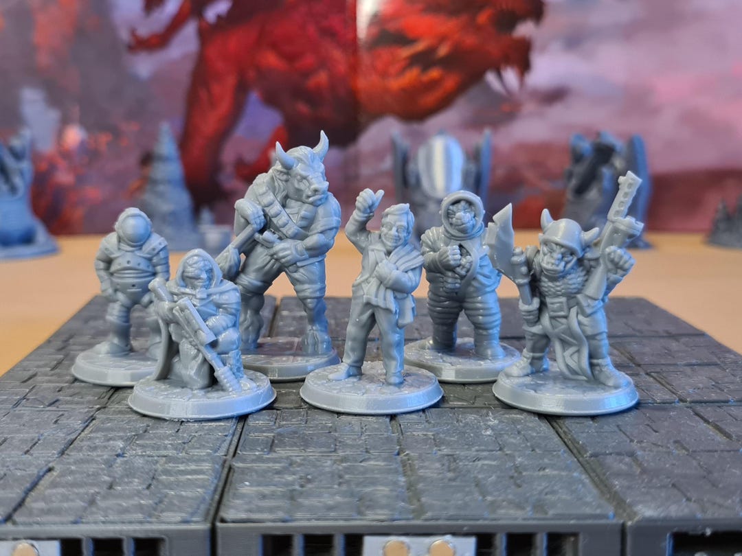 Space Crew 3 | 28mm (D&D) Scifi Miniatures | Tabletop RPG - Etsy