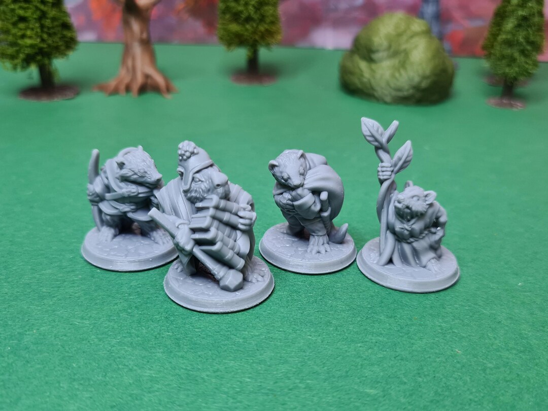 Rodentfolk Pack | 28mm (D&D) |animalfolk PC / NPC Miniatures | Tabletop ...