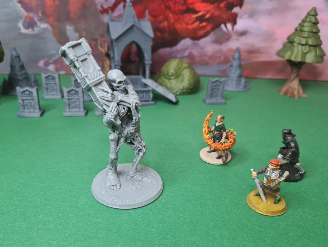 Giant Skeleton | 28mm (D&D) Undead Monster Miniatures | Tabletop RPG - Etsy