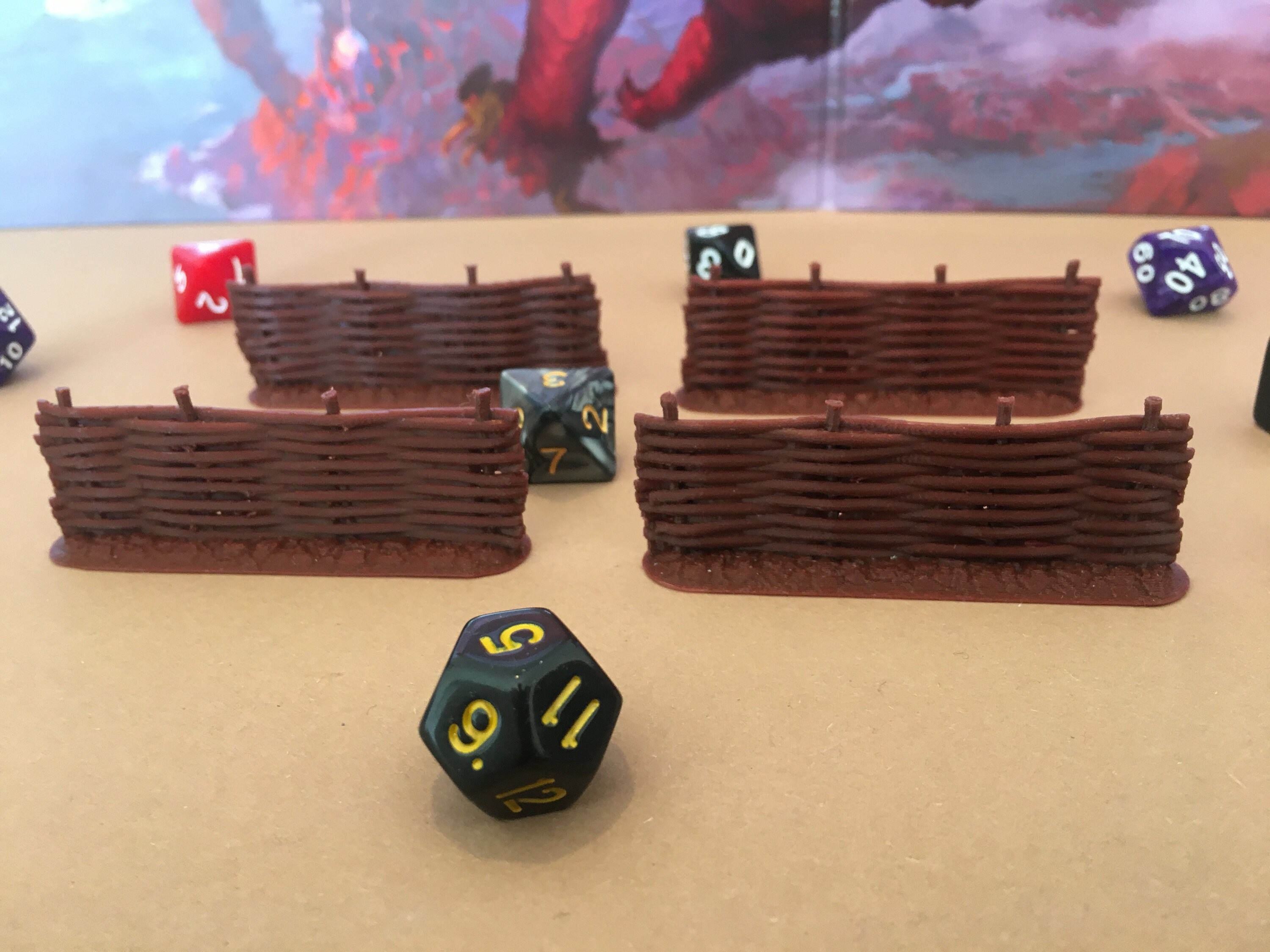 Roadside Prop Set | 28mm (D&D) | Fence, Signpost, Lightpost, and Notice ...