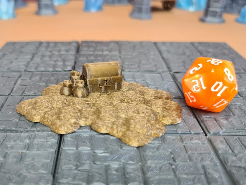 Miniature Loot Pile | D&D Treasure, 28mm Tabletop RPG - Etsy