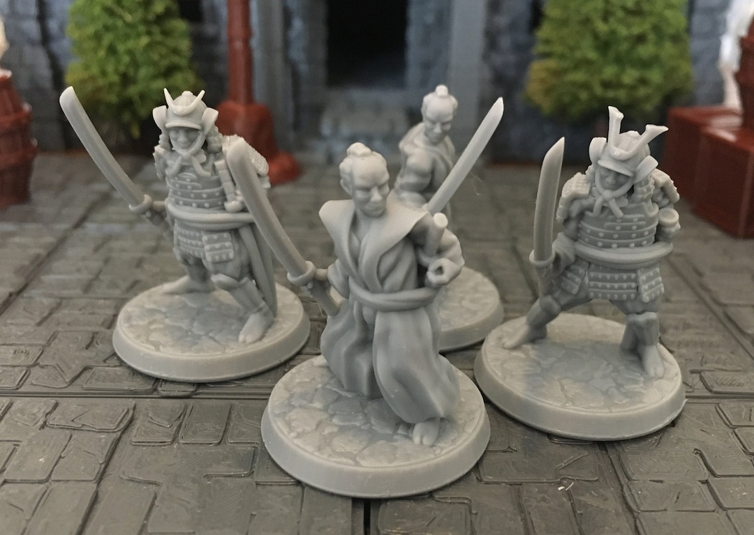 Samurai | 28mm (D&D) Oriental Army Soldiers | Tabletop RPG - Etsy