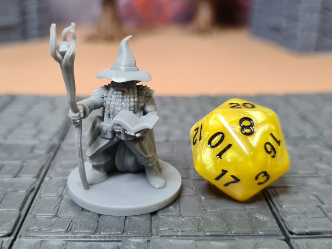 Dwarf Wizard | 28mm (D&D) | Hero/npc Miniature | Tabletop RPG - Etsy