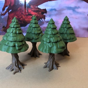 Modular Trees | 28mm (D&D) Trees, Trunks, and Bush Terrain | Tabletop ...