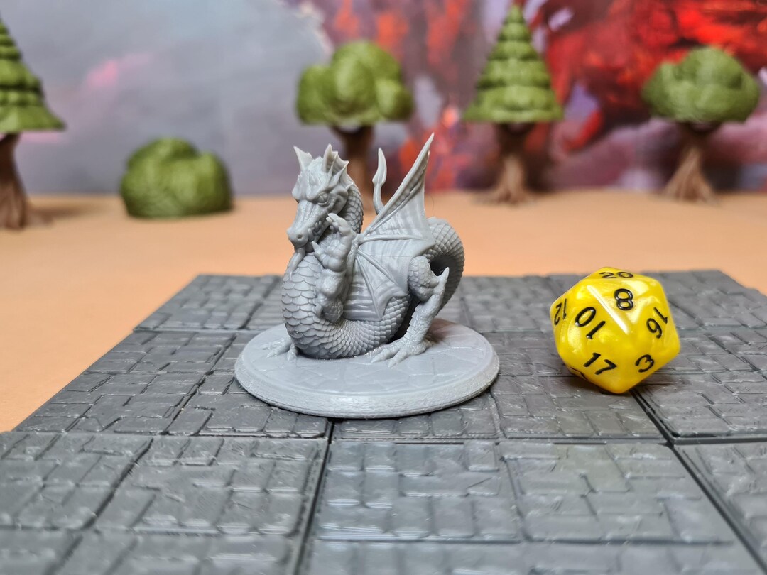 Medieval Dragon | 28mm (D&D) Classic Monster Miniatures | Tabletop RPG ...