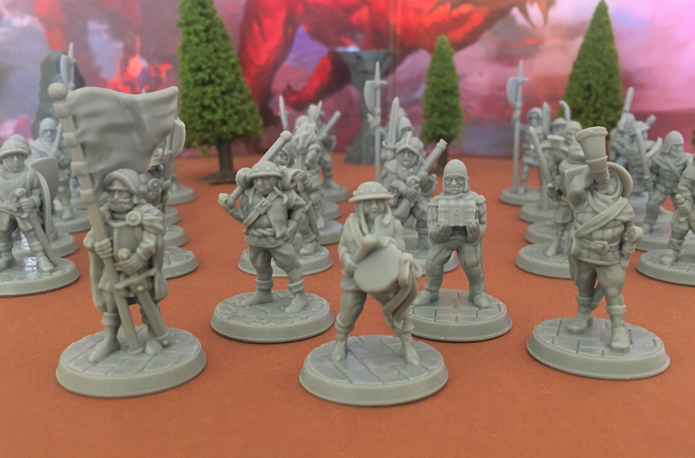 Medieval Army 28mm D&D Renaissance Soldiers Tabletop RPG - Etsy