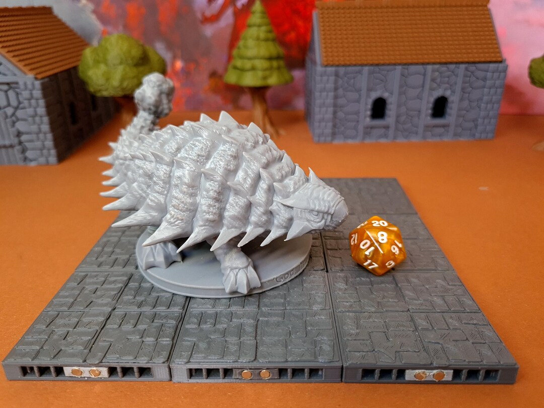 Ankylosaurus | 28mm (D&D) Dinosaur Monster Miniatures | Tabletop RPG - Etsy