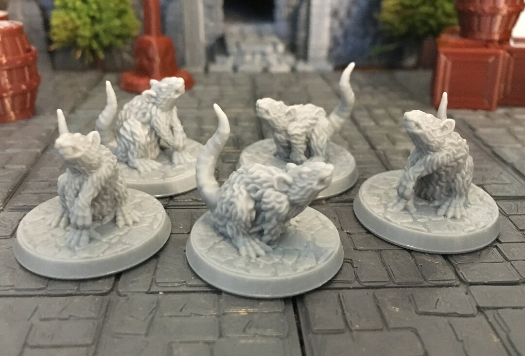Giant Rats | 28 Mm (D&D) | Monsters | Tabletop RPG - Etsy