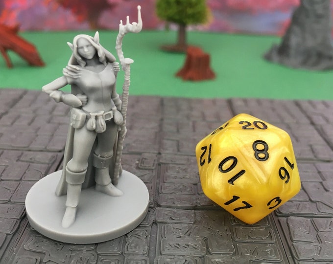 Female Spore Druid 28mm D&D Nature Mage Miniature - Etsy