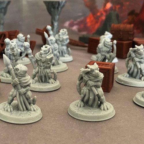 Kobold Army 28mm D&D Enemy Army Miniatures Tabletop RPG - Etsy
