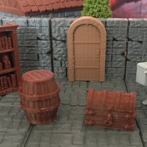 Mimics | 28mm (D&D) | Chest, Door, Bookshelf, Barrel, and Toilet ...
