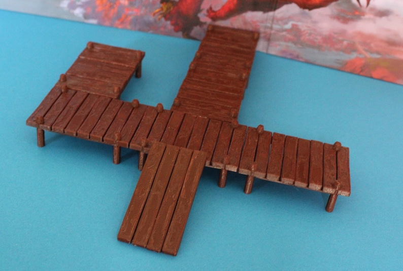 Modular Pier Wooden Docks Port and Harbour Terrain 28mm - Etsy