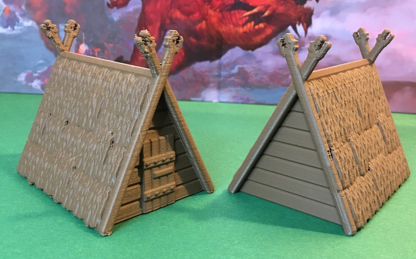 Viking Huts | 28mm (D&D) | Nordic Style Houses | Tabletop RPG - Etsy