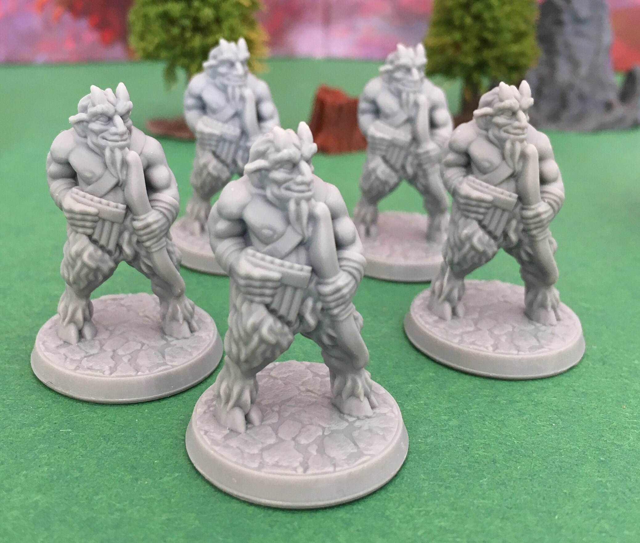 Centaurs and Satyr | 28mm (D&D) | Feywild Creature Miniatures ...