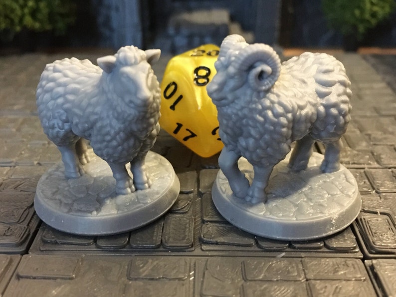 Domesticated Animals | 28mm (D&D) Horses, Cats, Dogs, and Sheep ...
