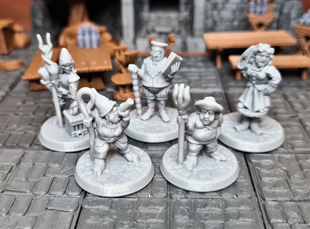 Townsfolk Workers 1 | 28mm (D&D) | Cityfolk Working Class PC / NPC ...