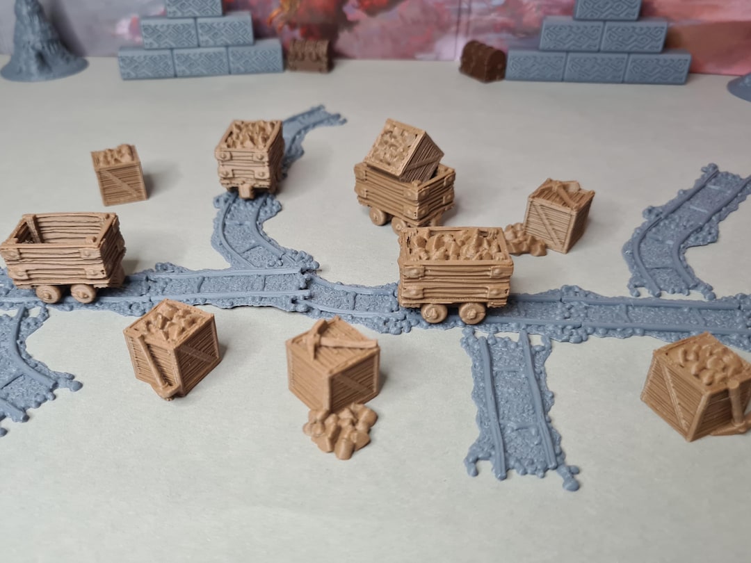 Modular Mine Shaft | Mining Carts, Tracks, and Cartes for 28mm (dnd ...
