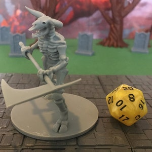 Skeleton Minotaur | 28 Mm (D&D) | Classic Undead Monster Minis ...