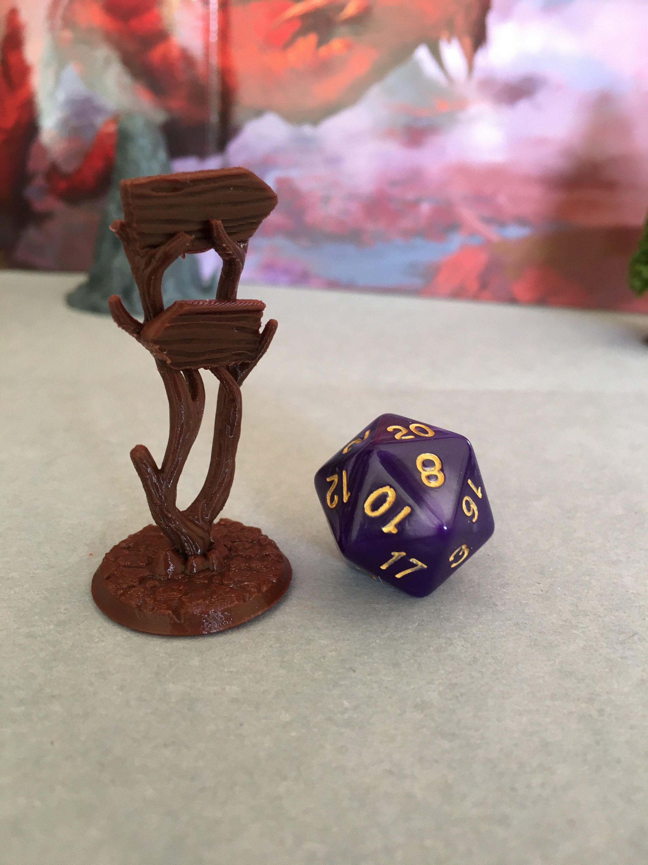 Roadside Prop Set | 28mm (D&D) | Fence, Signpost, Lightpost, and Notice ...