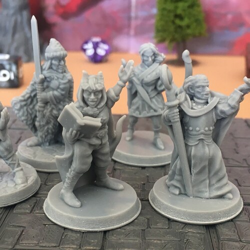 Adventuring Party 1 28mm D&D Miniatures Hero Group - Etsy