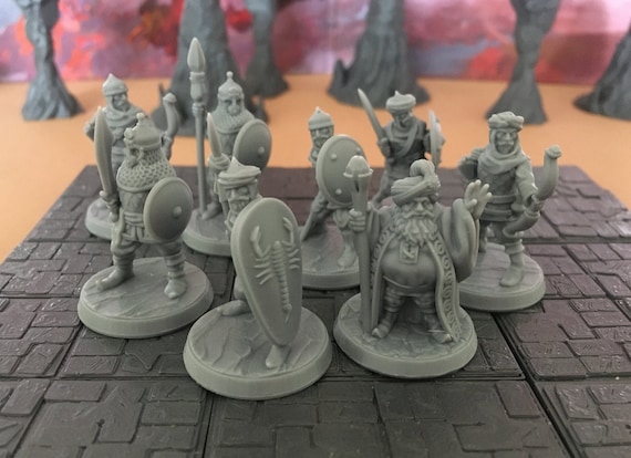 Saracen Army 28mm D&D Desert Warriors Tabletop RPG - Etsy