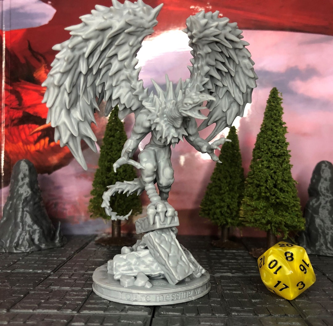 Vrock 28mm D&D Demon Monster Miniatures Tabletop RPG - Etsy