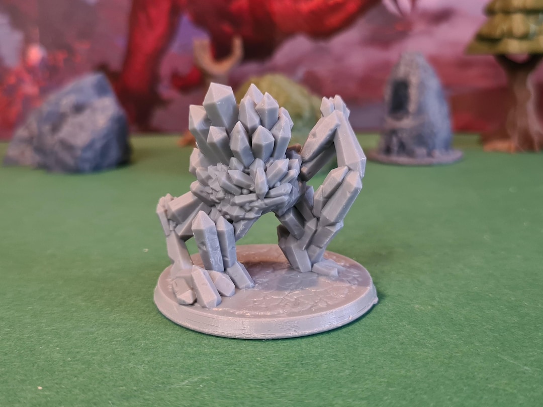 Crystal Golem | 28mm (D&D) Elemental Monster Miniatures | Tabletop RPG ...