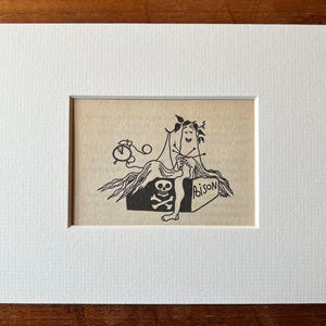 Vintage Moomin Tove Jansson Mounted Illustration - Etsy