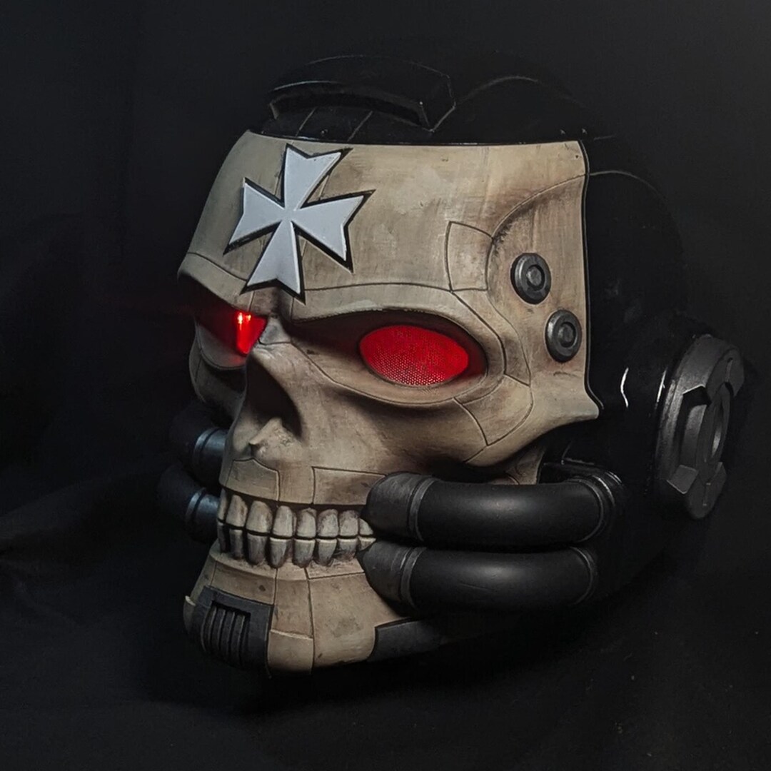 Black Templar Chaplain Helmet | Life-size Wearable Sci-fi Armor Prop ...