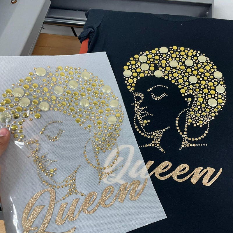 Rhinestone Transfer - Etsy