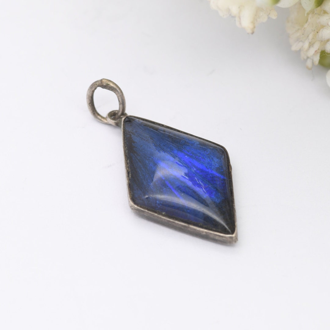 Antique TLM Art Deco Sterling Silver Butterfly Wing Pendant Thomas L ...