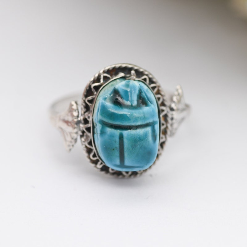 Scarab Ring - Etsy