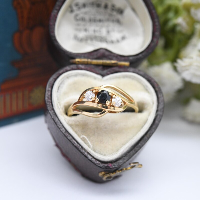 Small Stone Ring - Etsy