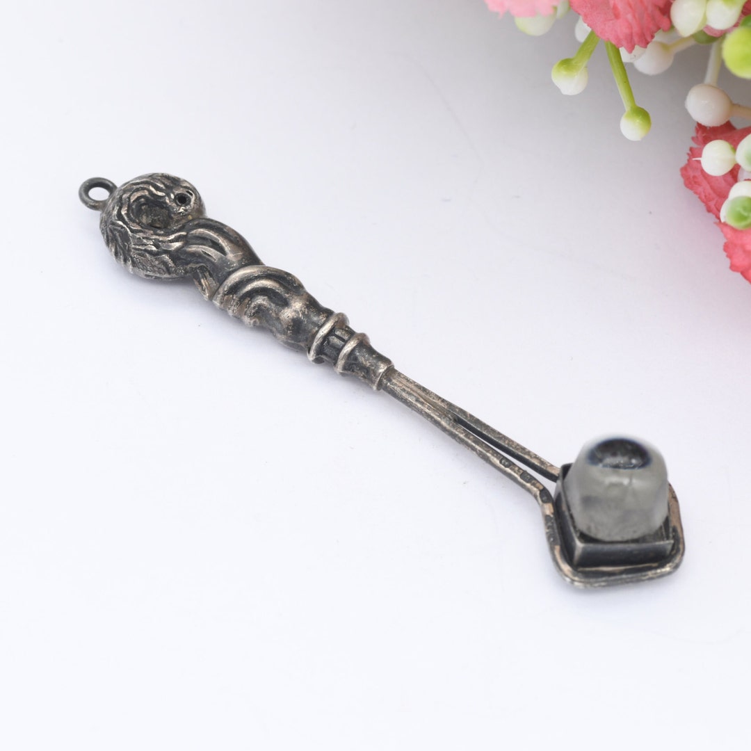 Antique Sterling Silver Victorian Stanhope Magnifying Glass Viewer 1896 ...