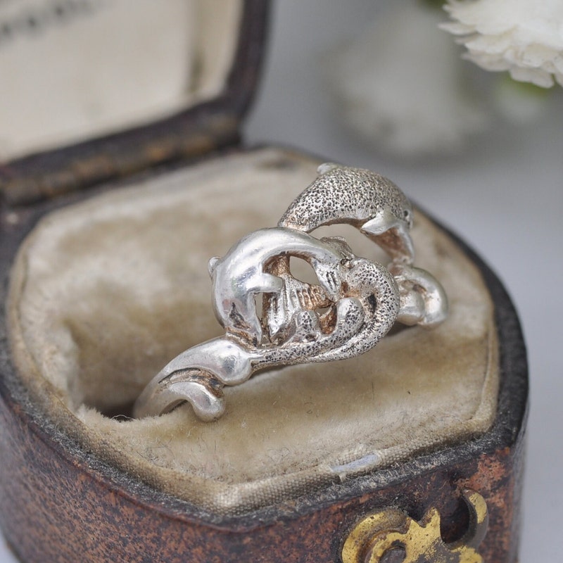 Dolphin Ring - Etsy