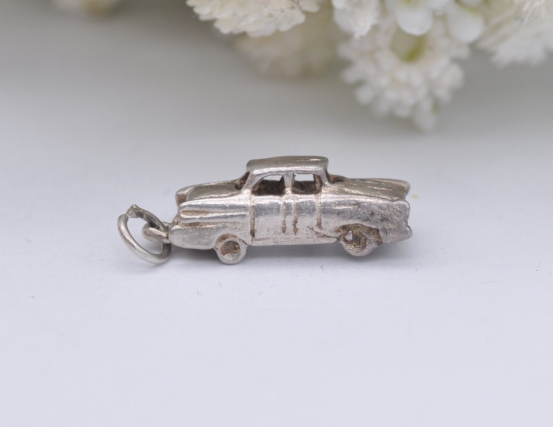 Vintage Sterling Silver Classic Car Charm / Pendant - Vehicle ...