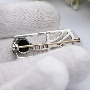 Vintage Kit Heath Sterling Silver Flower Brooch Mackintosh Style ...