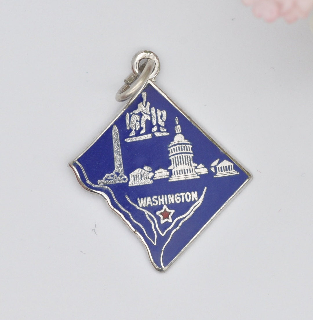 Vintage Washington DC Monument Souvenir Charm Pendant - American ...