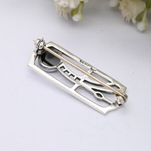 Vintage Kit Heath Sterling Silver Flower Brooch Mackintosh Style ...