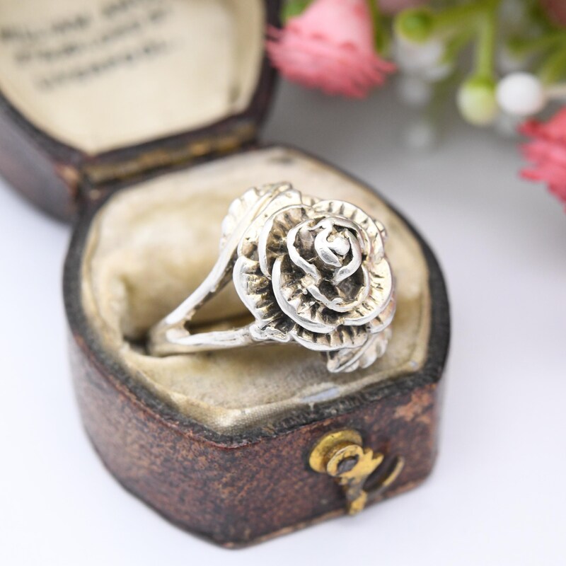 Rose Ring - Etsy
