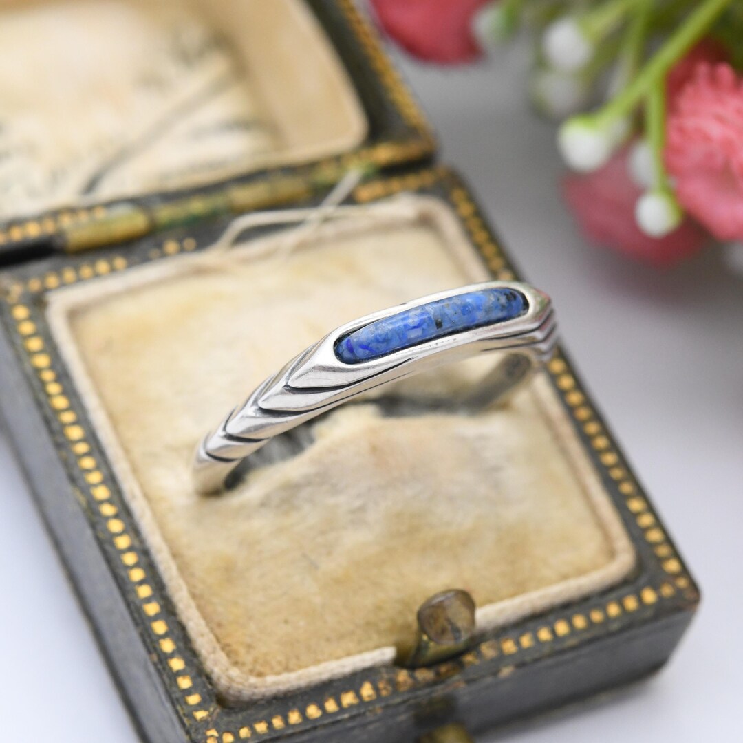 Carolyn Pollack Relios Sterling Silver Lapis Lazuli Ring - New Mexico ...