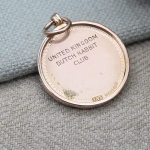 Vintage 9ct Gold Dutch Rabbit Club Pendant 1934 by Fattorini & Sons ...