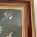 Framed Oleograph Vintage Print, Reproduction of Oil Painting, Flowers ...