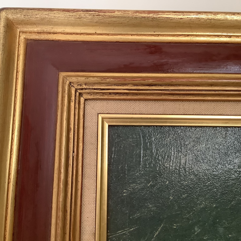 Framed Oleograph Vintage Print Reproduction of Oil Painting - Etsy